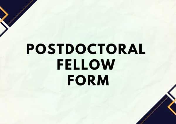 IIUM Research | Post Doctoral Fellow Forms